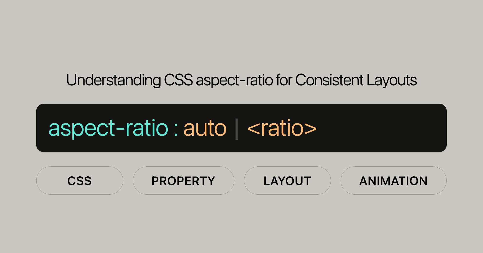 Understanding CSS aspect-ratio for Consistent Layouts