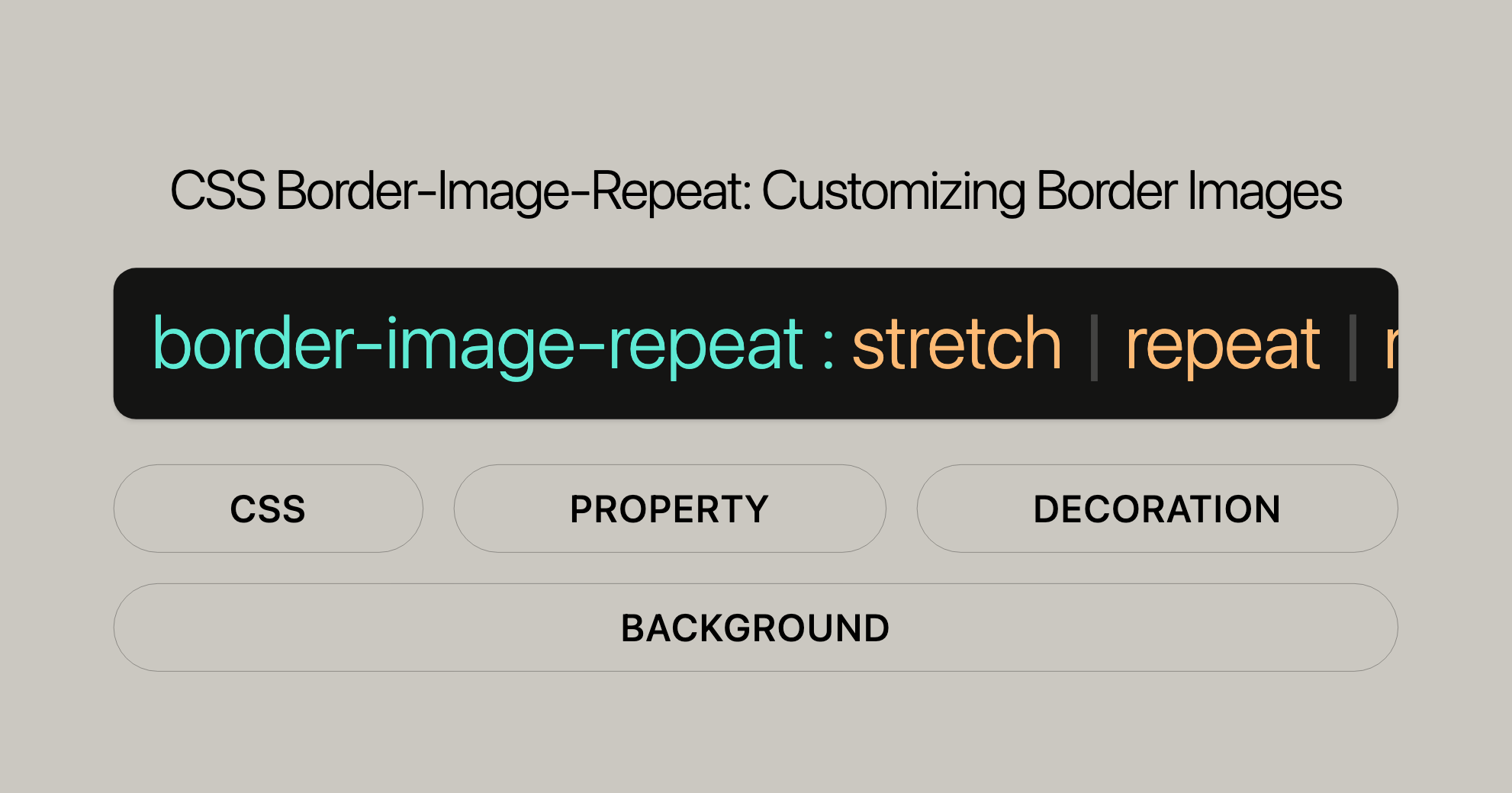 CSS Border-Image-Repeat Customizing Border Images