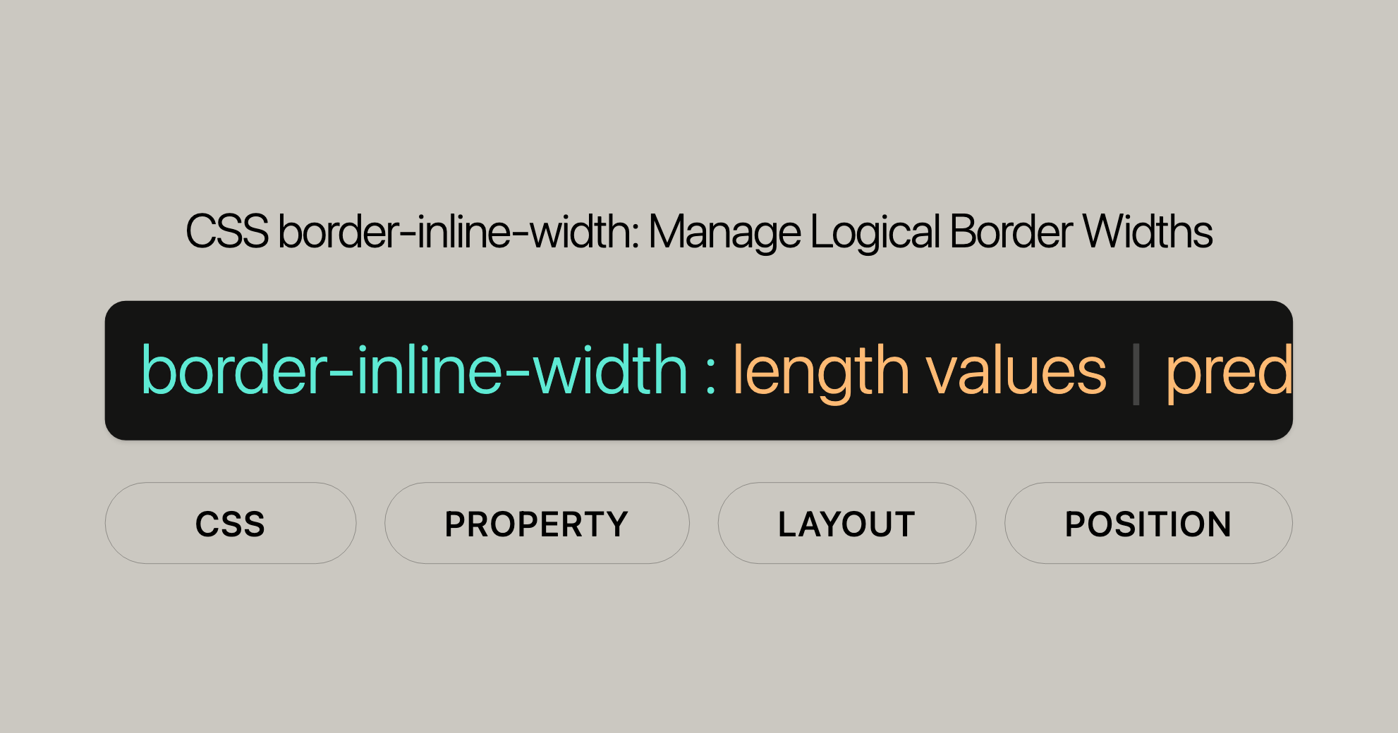 Css Border Inline Width Manage Logical Border Widths