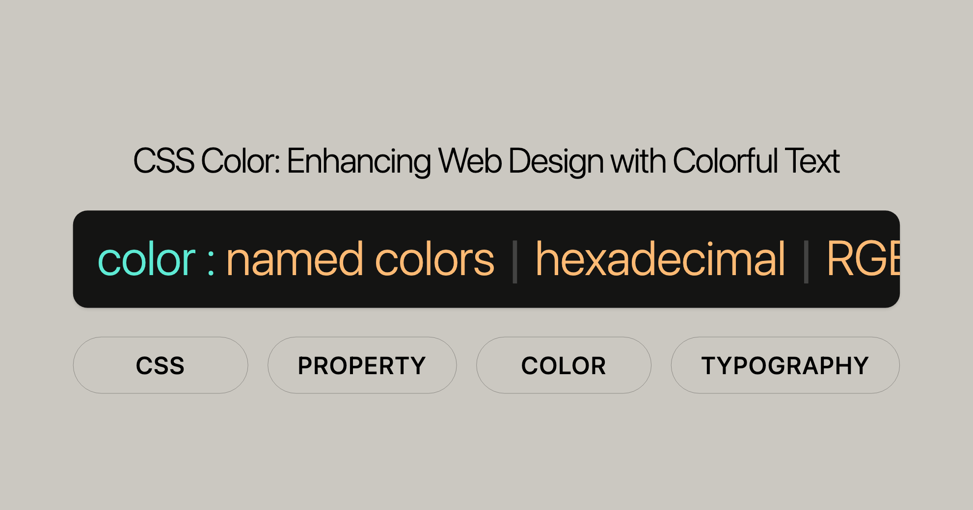 CSS Color Enhancing Web Design with Colorful Text