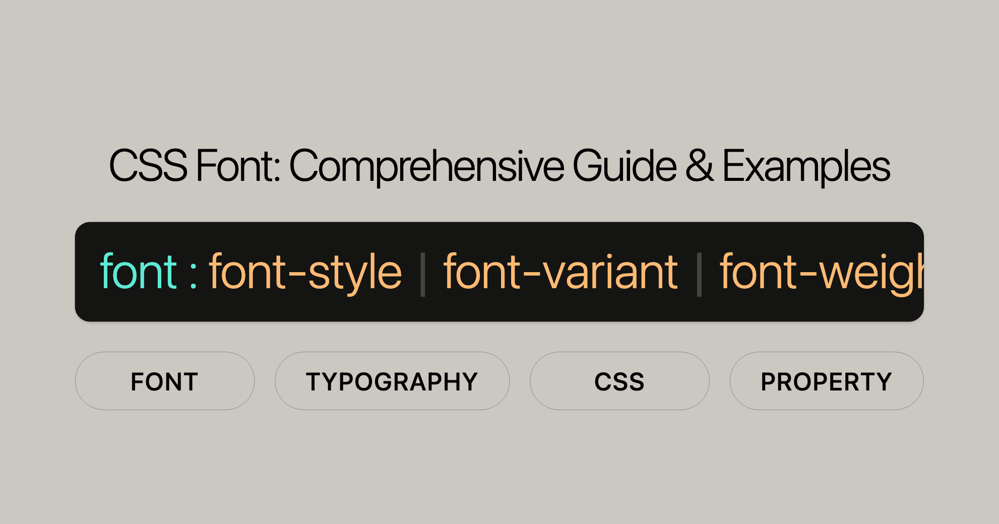 Css Font Comprehensive Guide And Examples 5629
