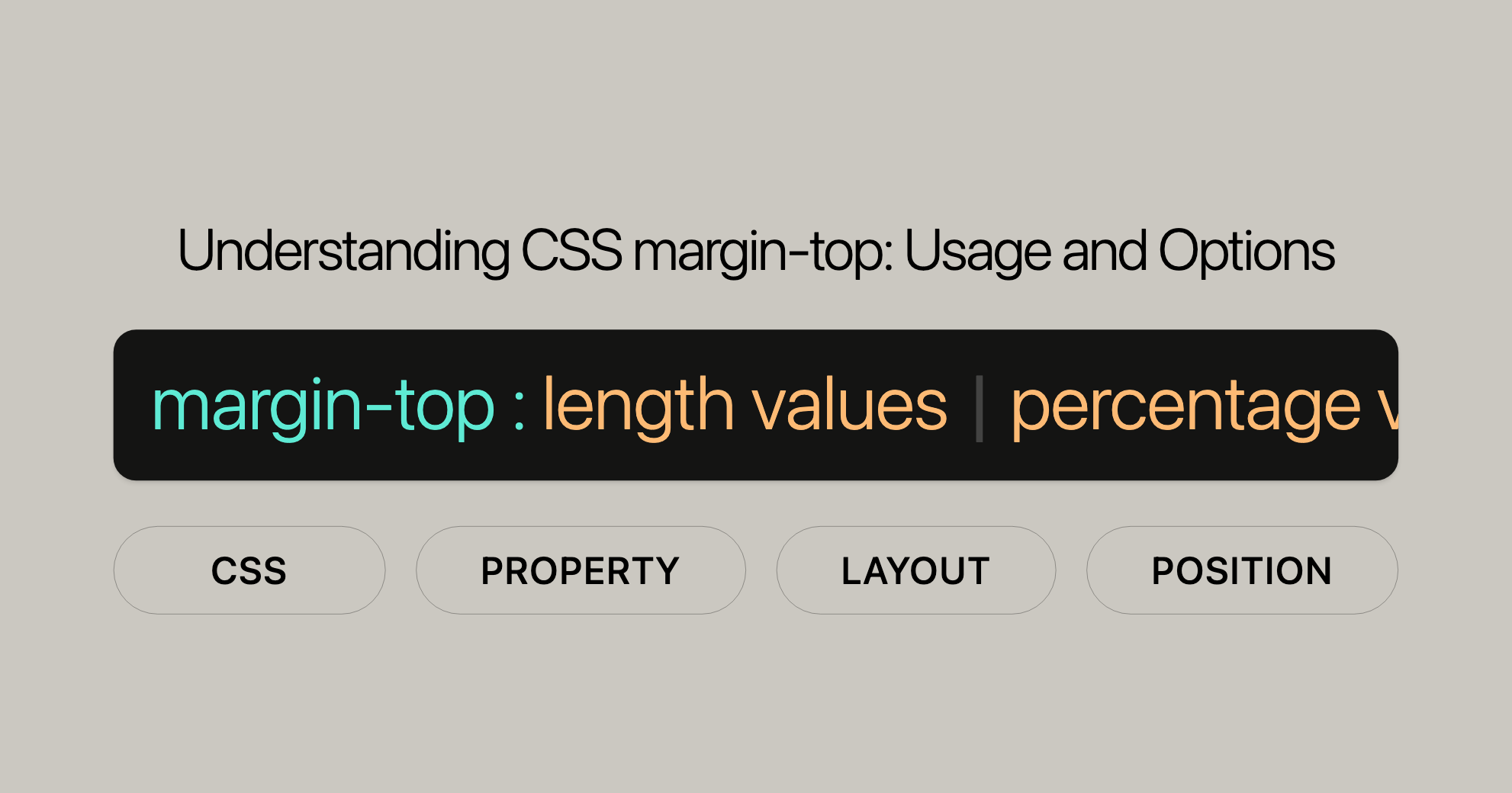 Understanding CSS margin-top Usage and Options Understanding CSS margin-top Usage and Options
