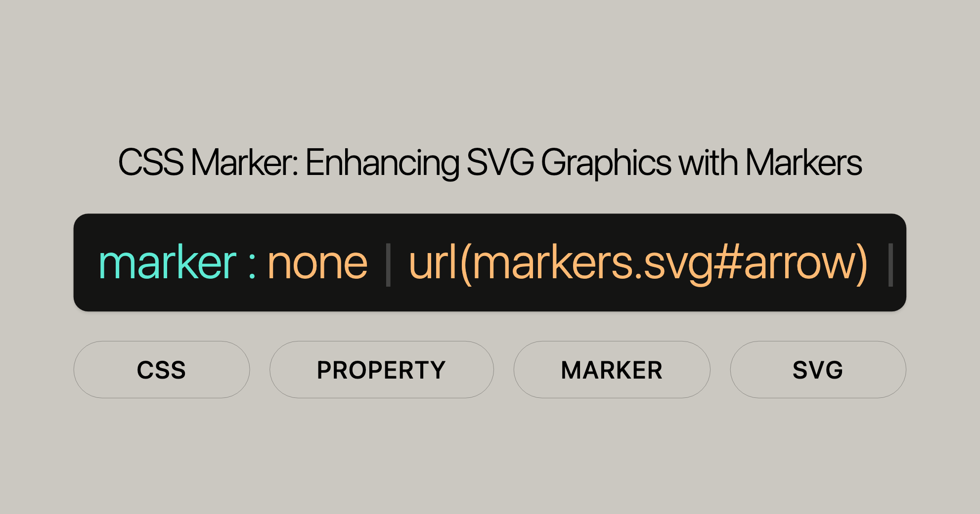 CSS Marker Enhancing SVG Graphics with Markers