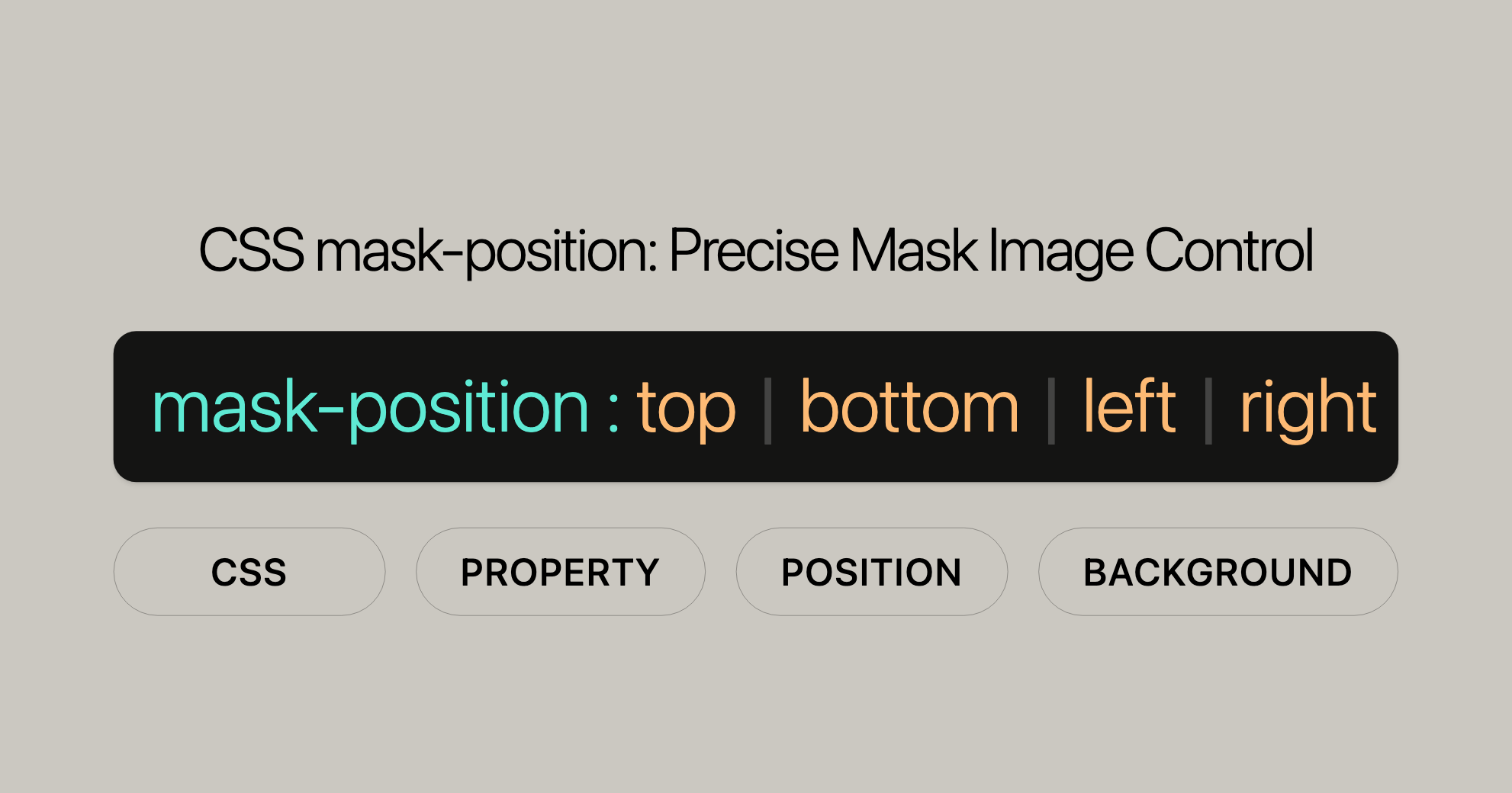 CSS mask-position Precise Mask Image Control