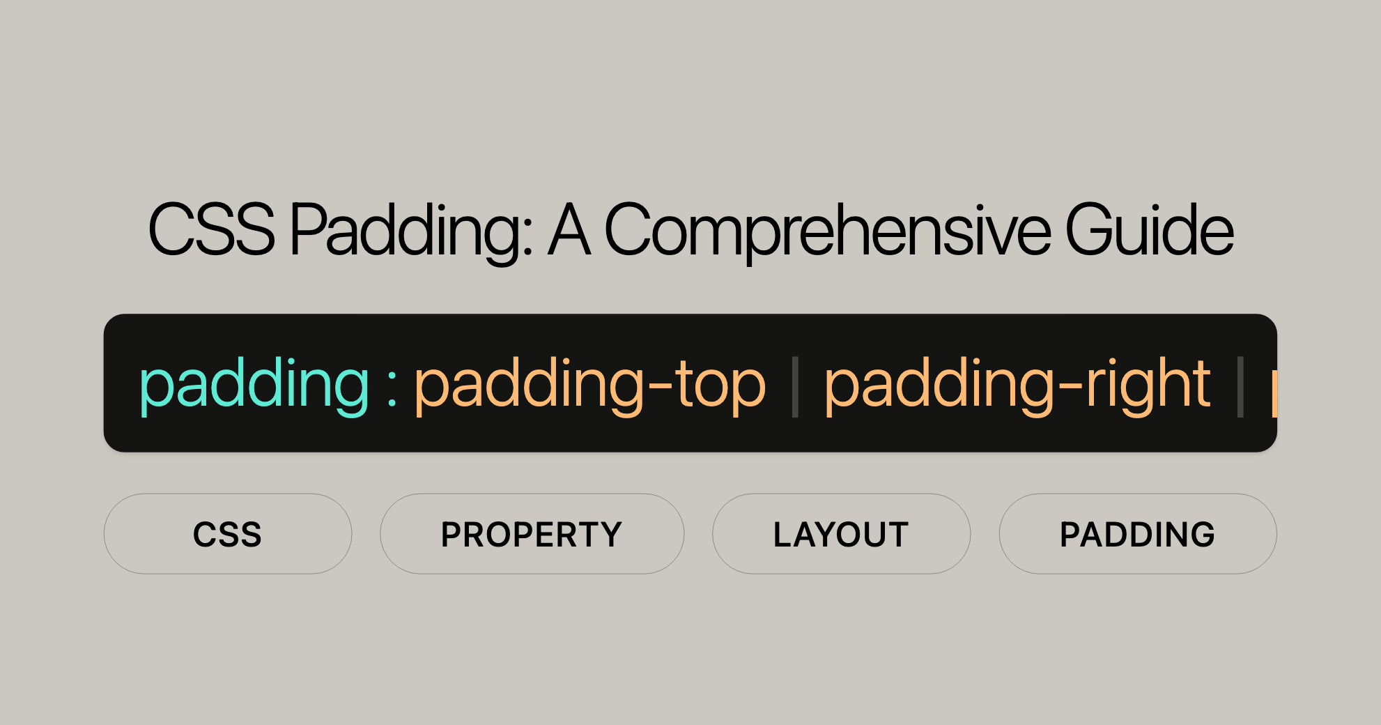 CSS Padding A Comprehensive Guide CSS Padding A Comprehensive Guide