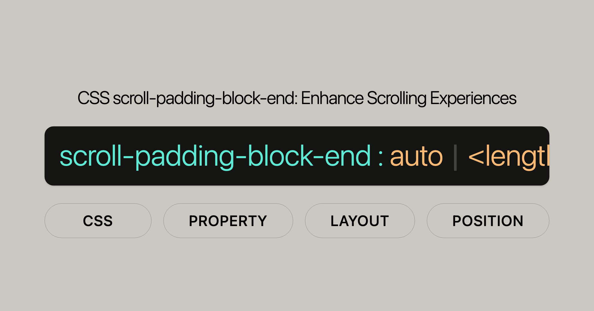 CSS scroll-padding-block-end Enhance Scrolling Experiences CSS scroll-padding-block-end Enhance Scrolling Experiences