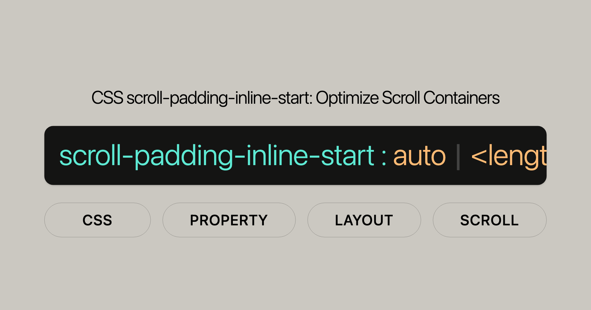 CSS scroll-padding-inline-start Optimize Scroll Containers
