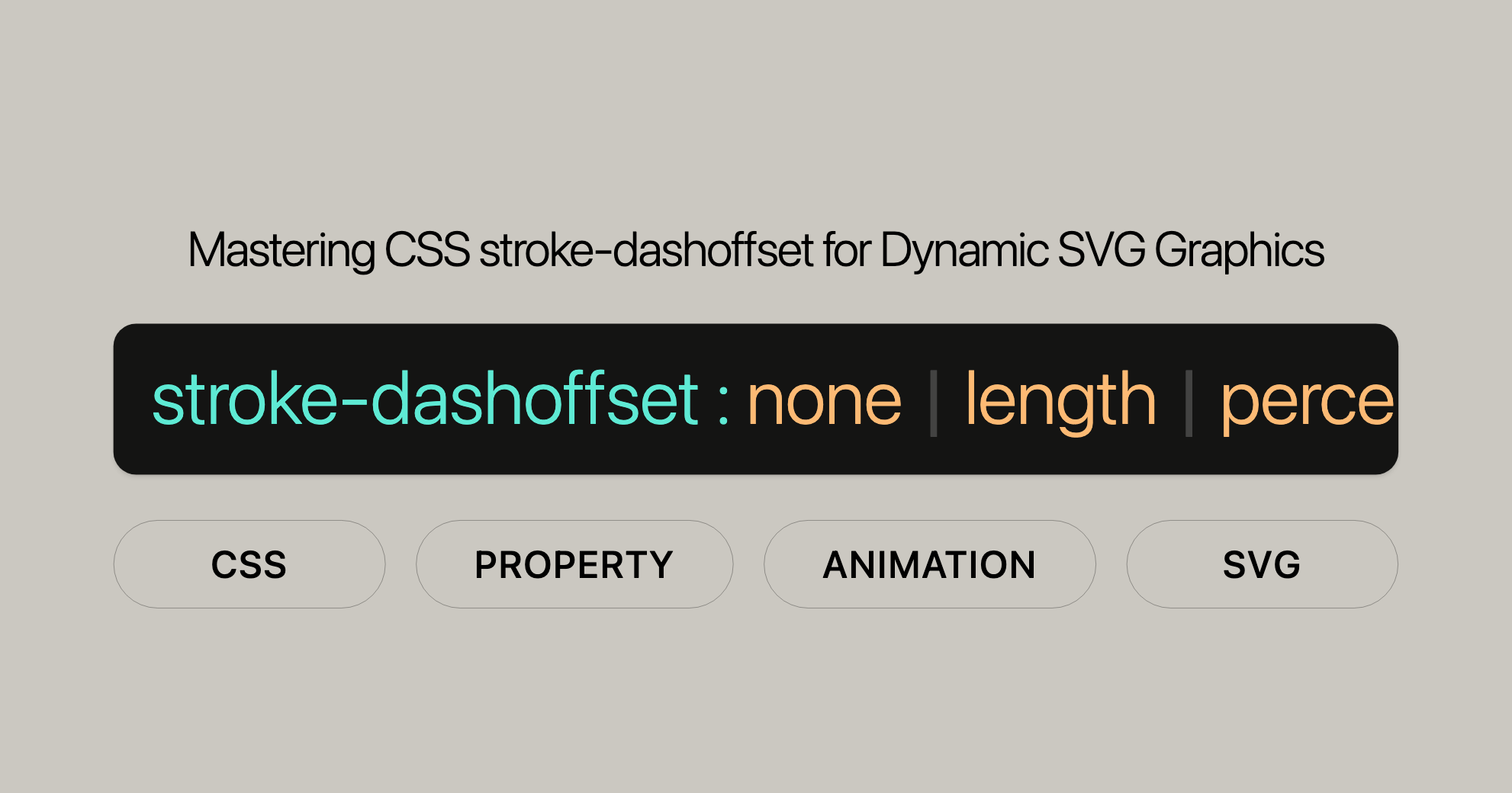 Mastering CSS stroke-dashoffset for Dynamic SVG Graphics