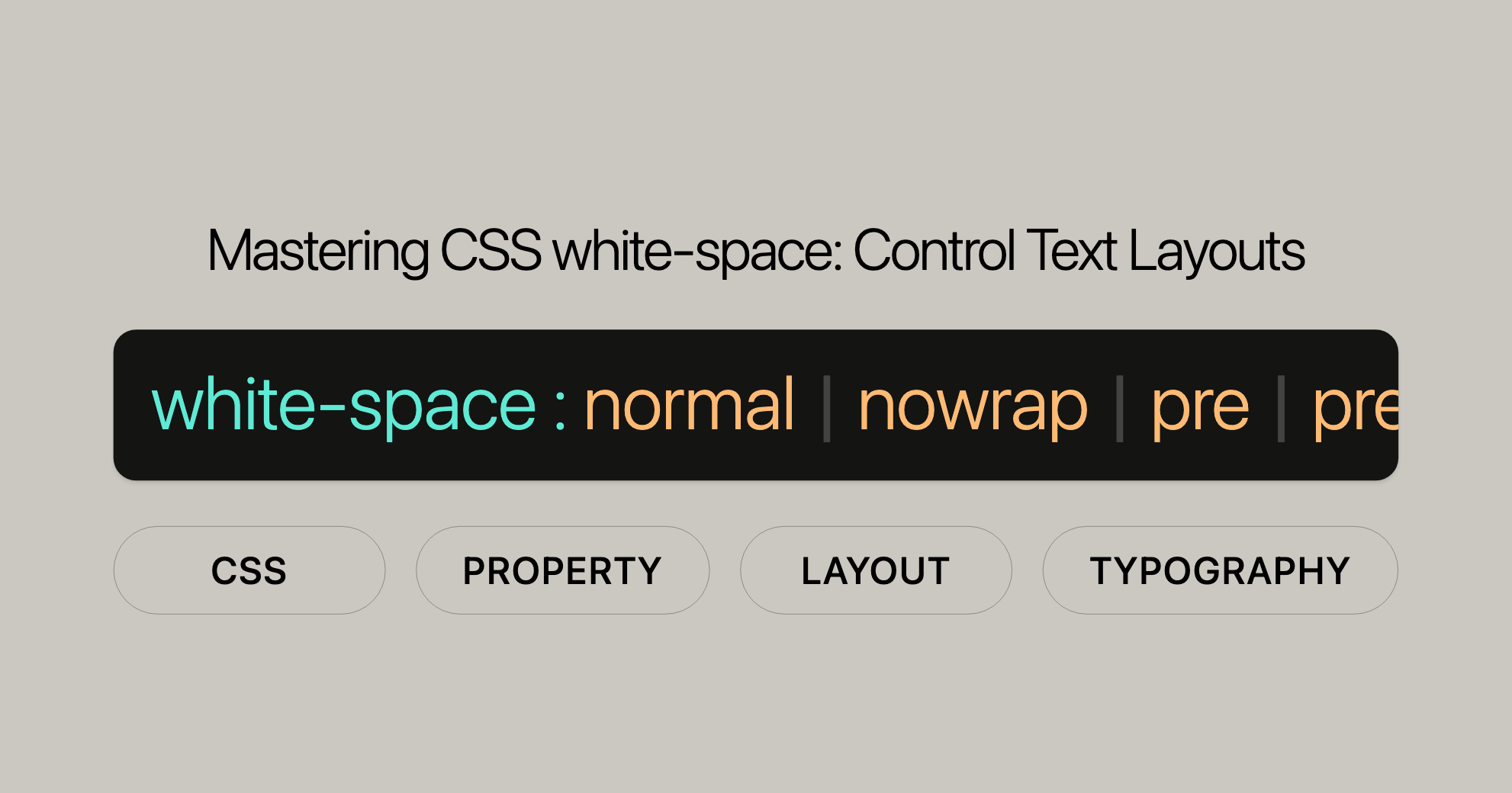 Mastering Css White Space Control Text Layouts