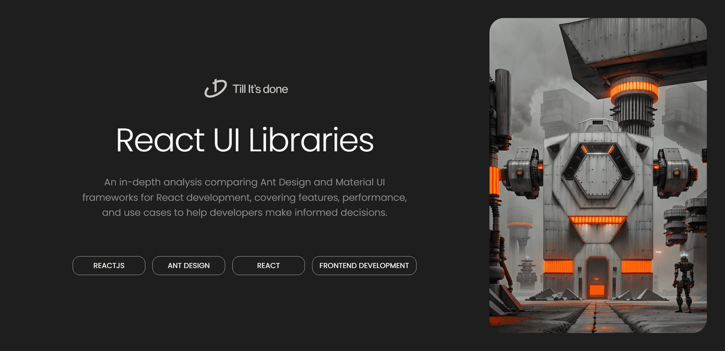 Ant Design vs Material UI: React Comparison Ant Design vs Material UI: React Comparison