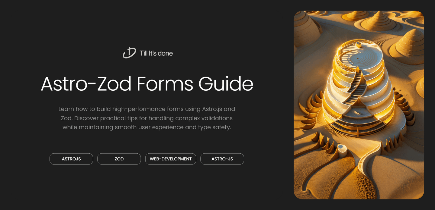 Optimize Large Forms with Astro.js and Zod