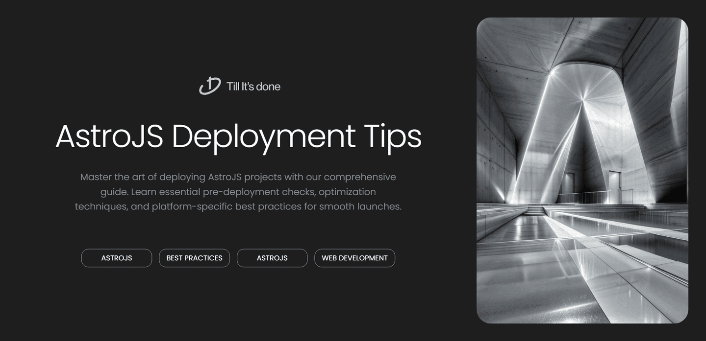 Deploying AstroJS Projects: Tips for Success