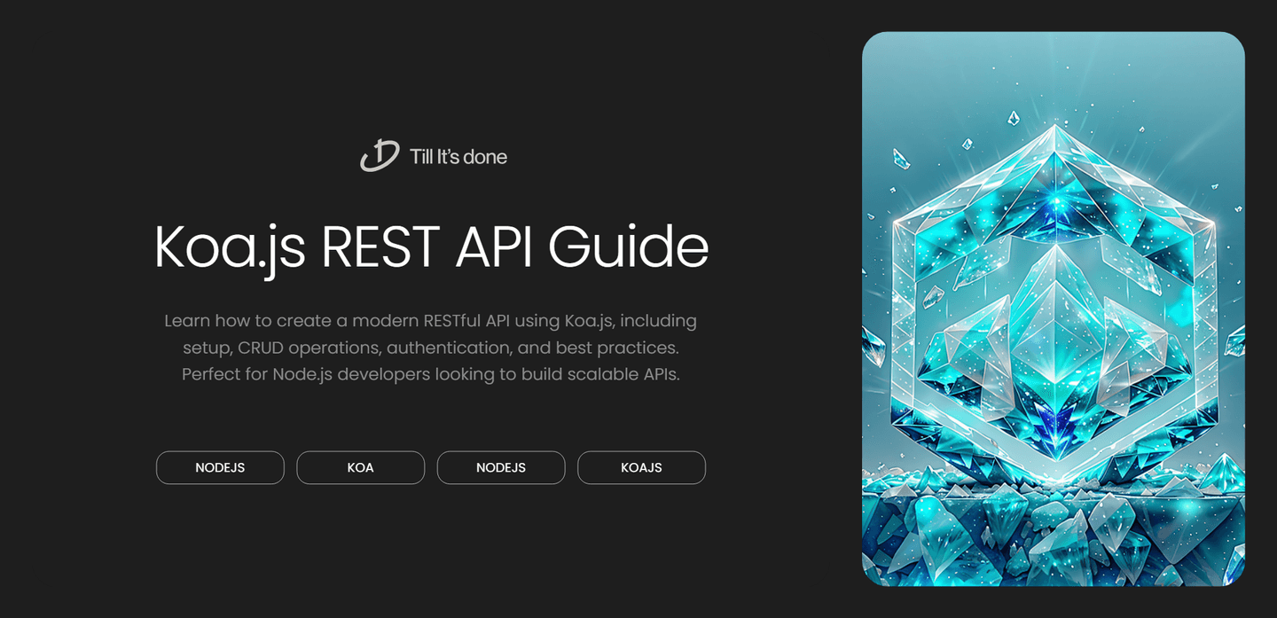 Build a RESTful API with Koa.js: Complete Guide Build a RESTful API with Koa.js: Complete Guide