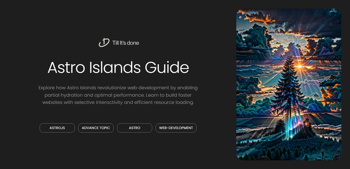 Building Dynamic Components with Astro Islands