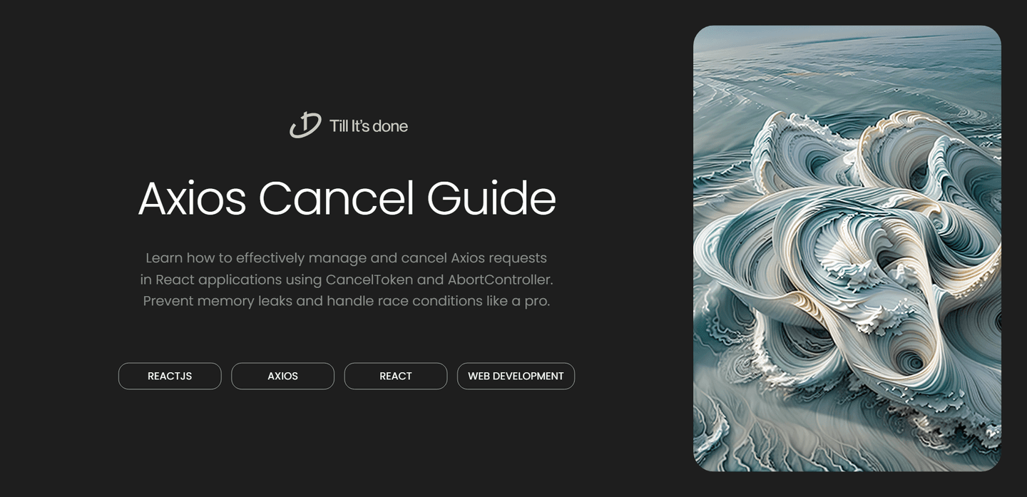How to Cancel Axios Requests in React Guide How to Cancel Axios Requests in React Guide