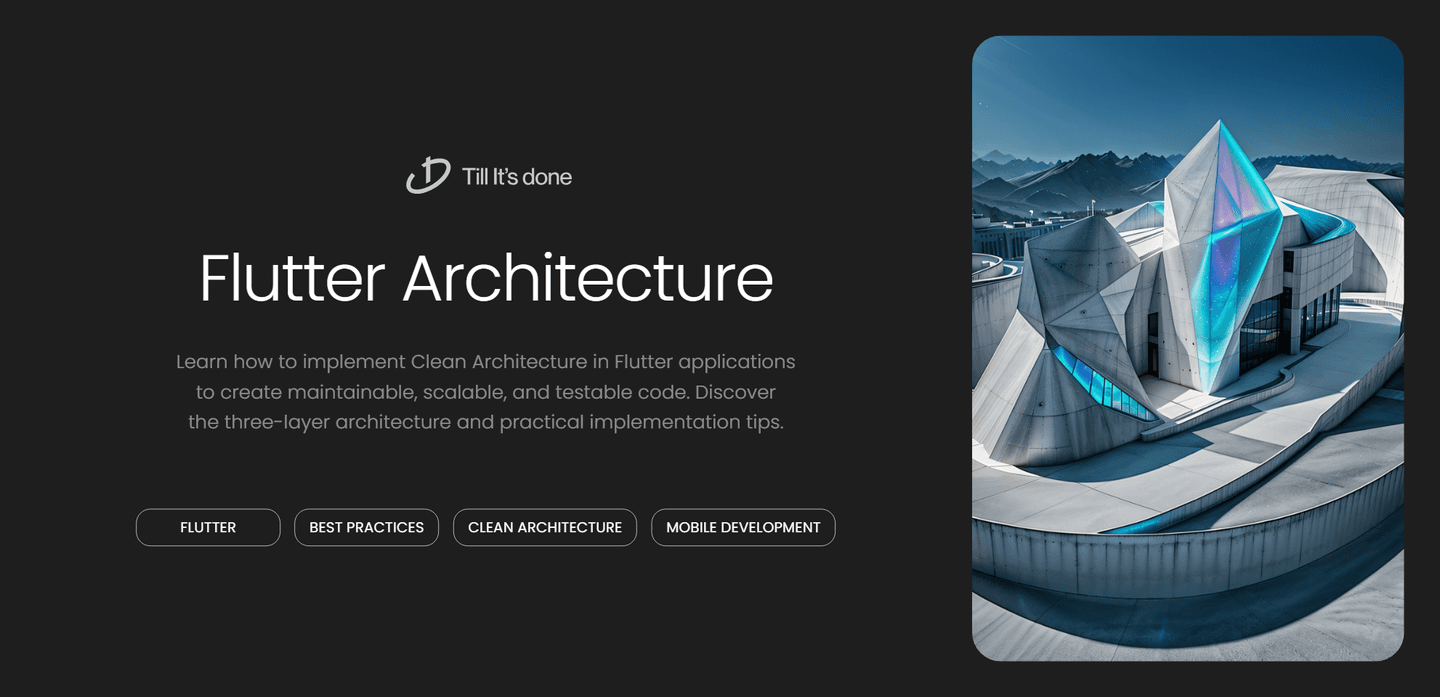Clean Architecture in Flutter: Best Practices