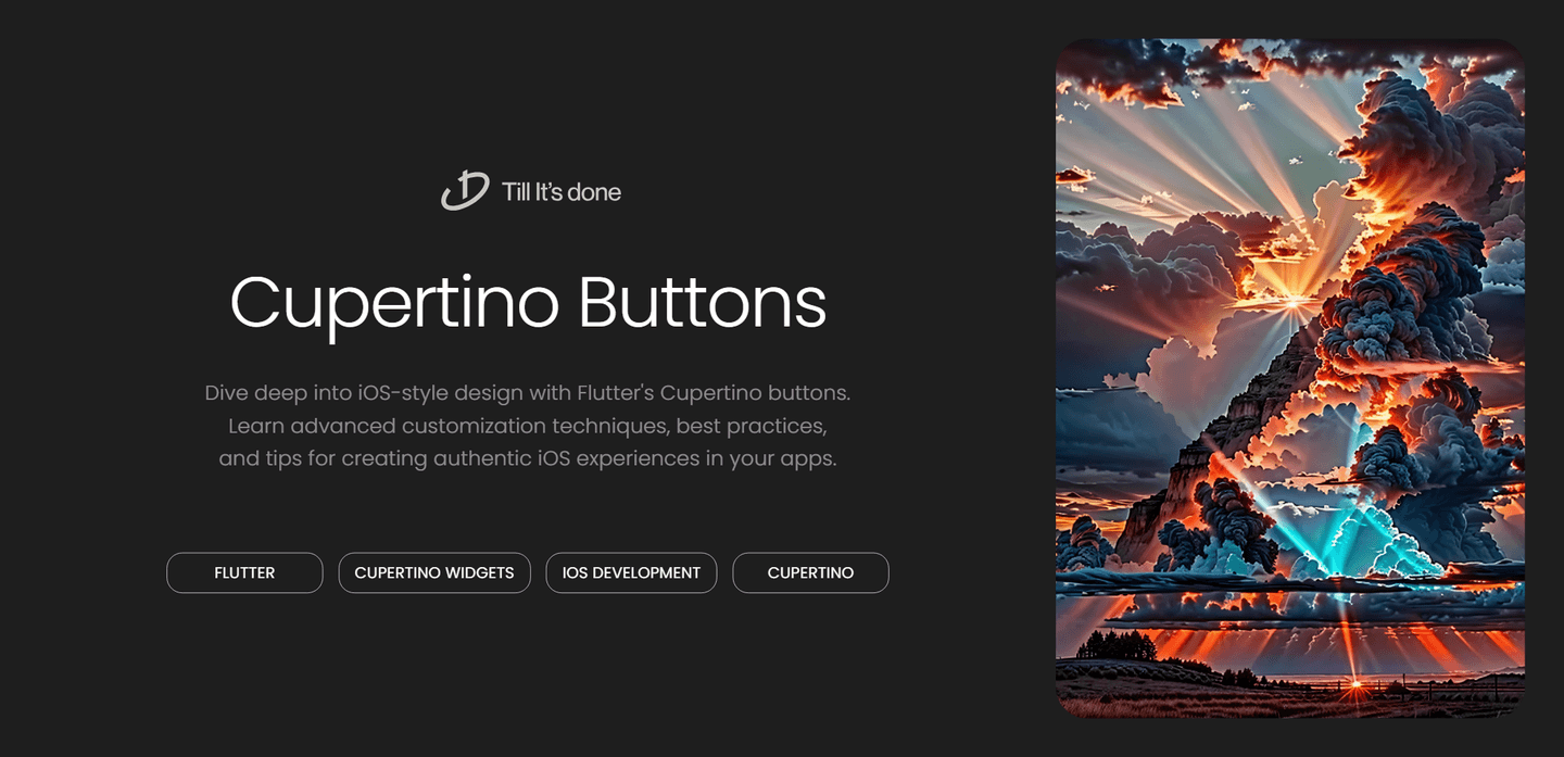 Customizing Cupertino Buttons In Flutter Guide 