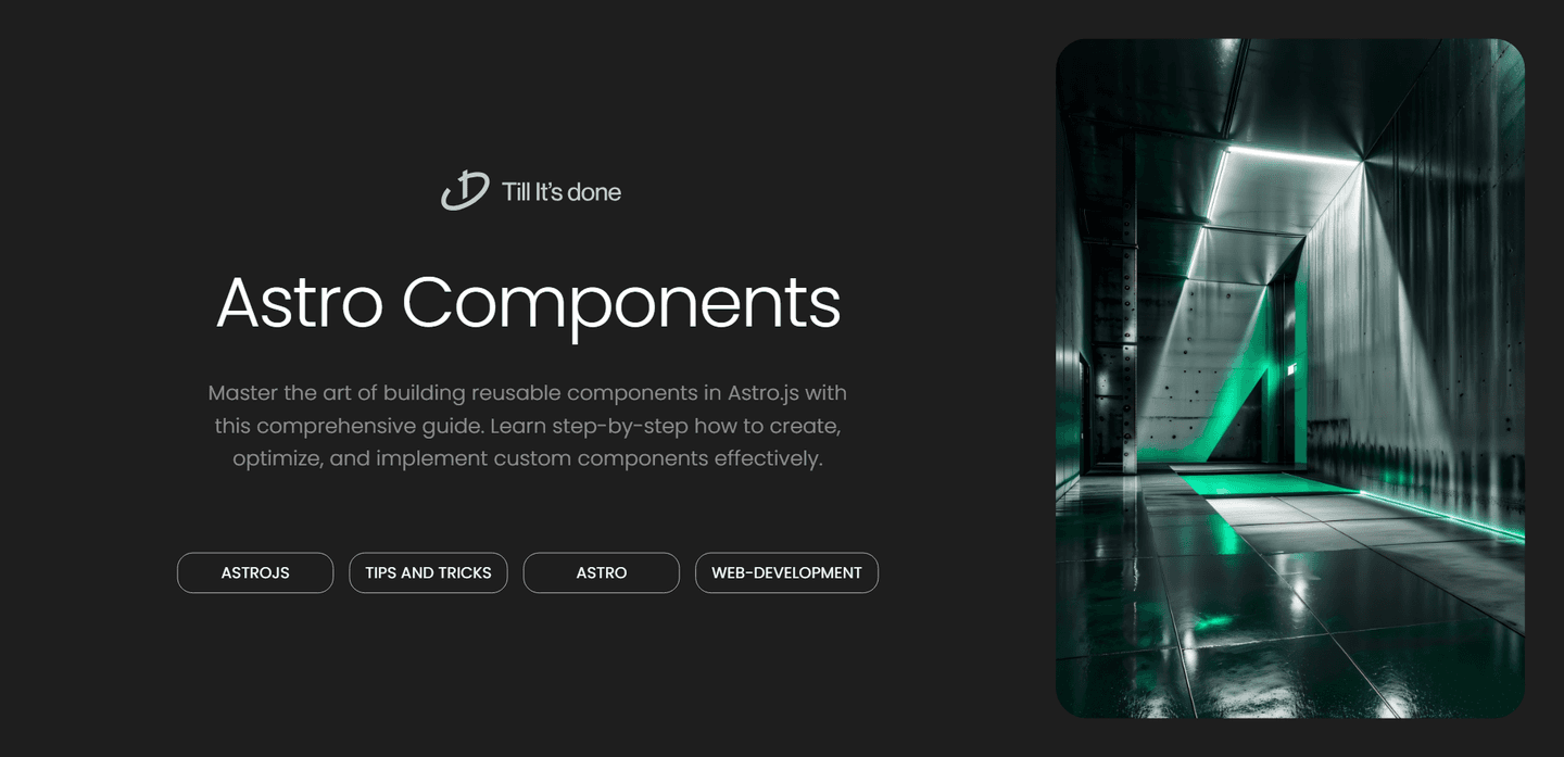 Creating Custom Components in Astro.js Guide