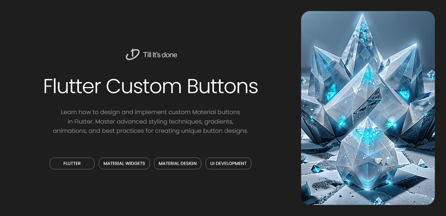 Create Custom Buttons with Material in Flutter Create Custom Buttons with Material in Flutter