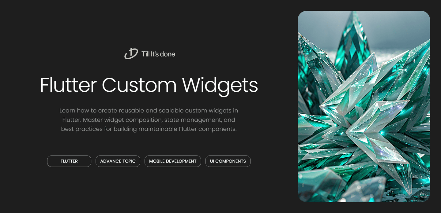 Custom Widgets in Flutter: Building Components