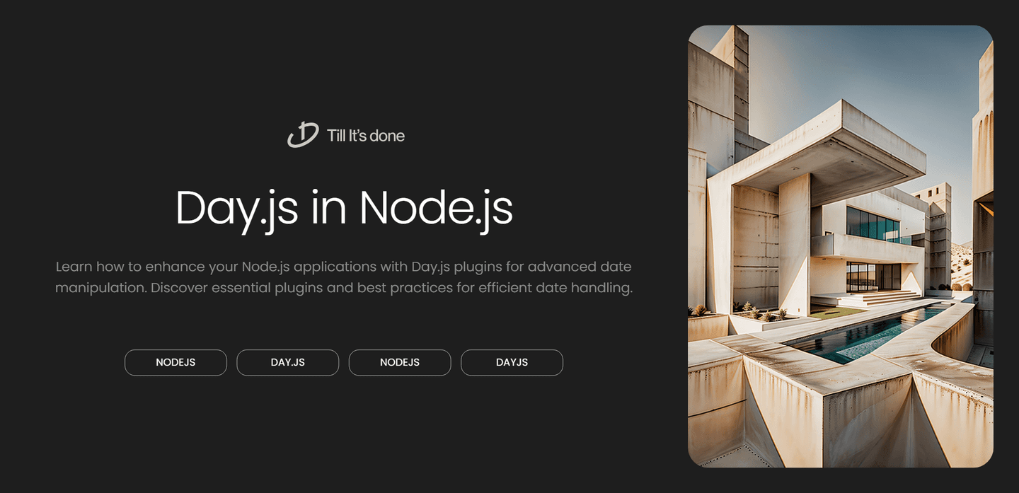 Using Day.js Plugins in Node.js Applications