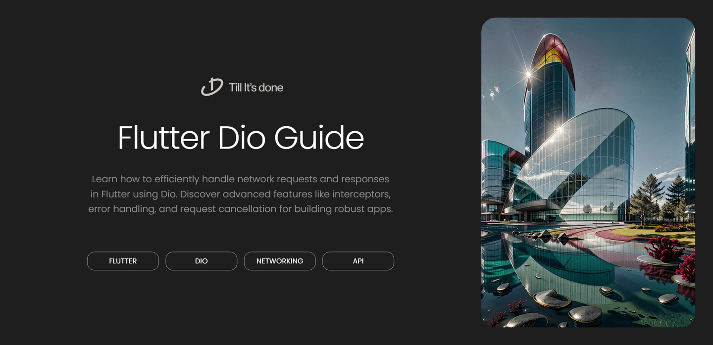 Managing Network Requests with Dio in Flutter Managing Network Requests with Dio in Flutter