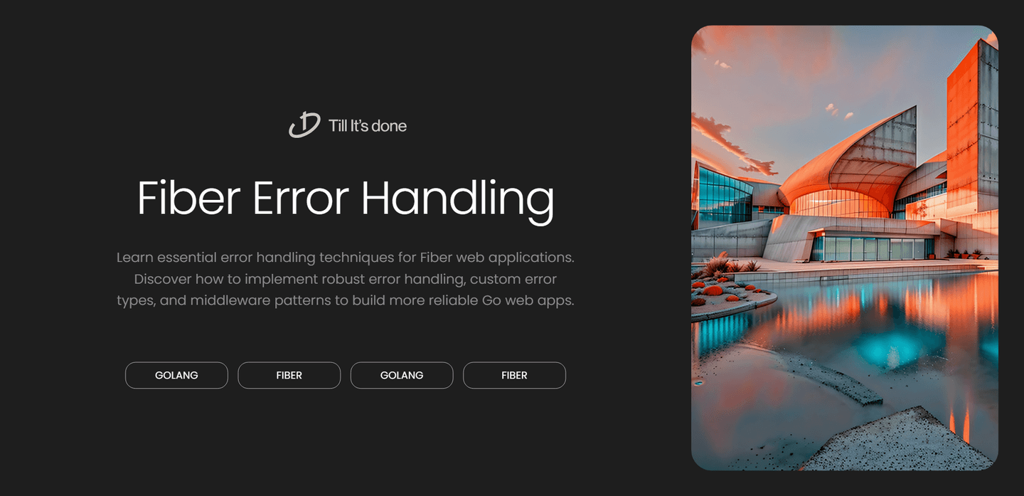 Error Handling in Fiber: Best Practices Guide Error Handling in Fiber: Best Practices Guide
