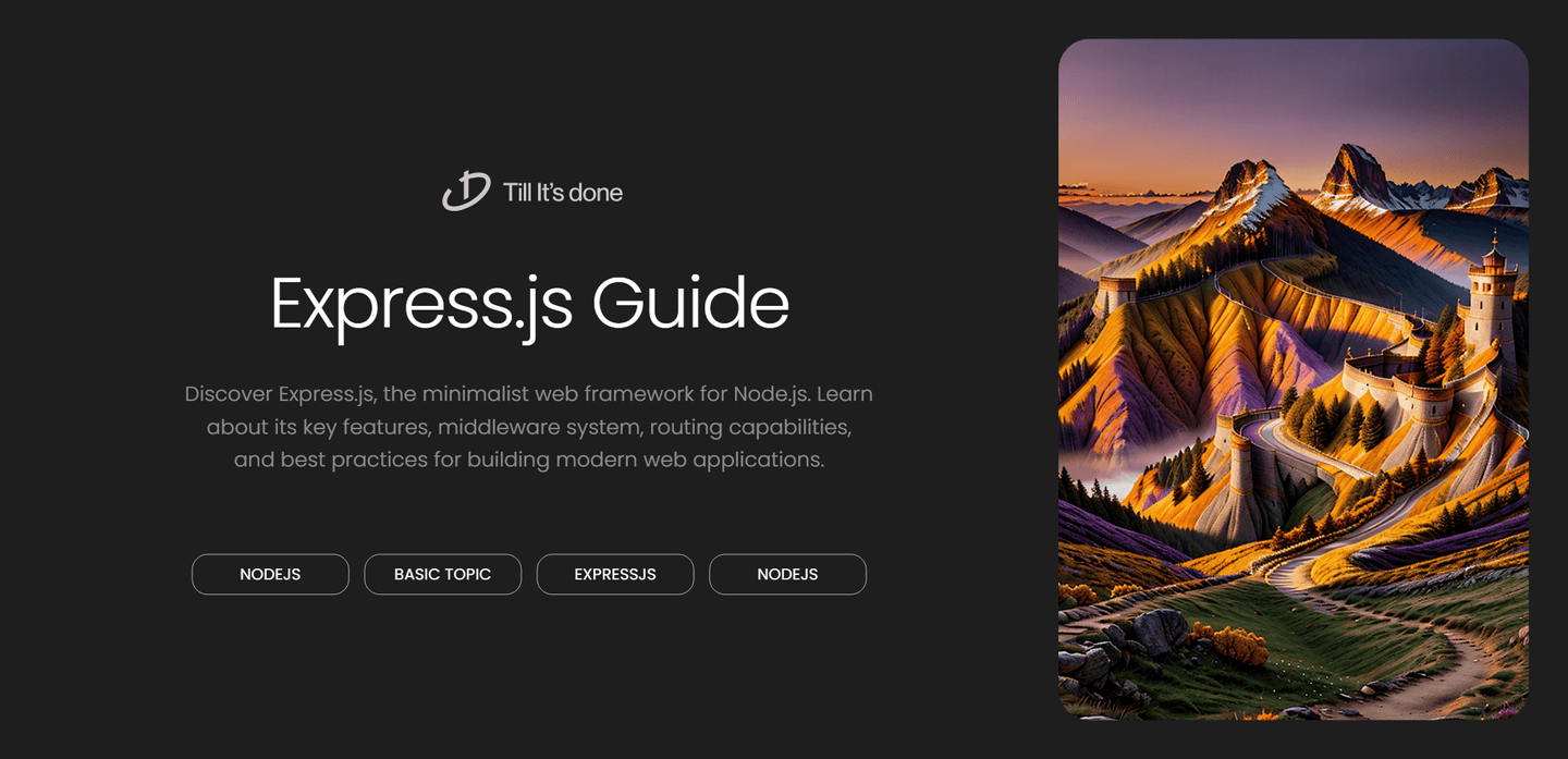 Introduction to Express.js: Web Framework Guide Introduction to Express.js: Web Framework Guide