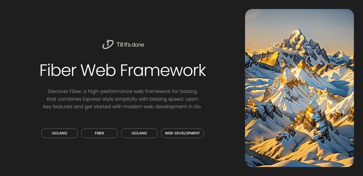 Intro to Fiber: Fast Go Web Framework Guide