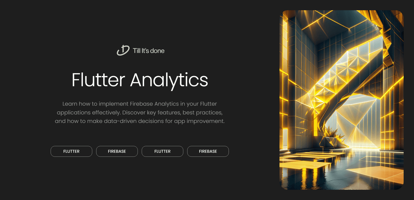 Streamline Flutter Analytics with Firebase