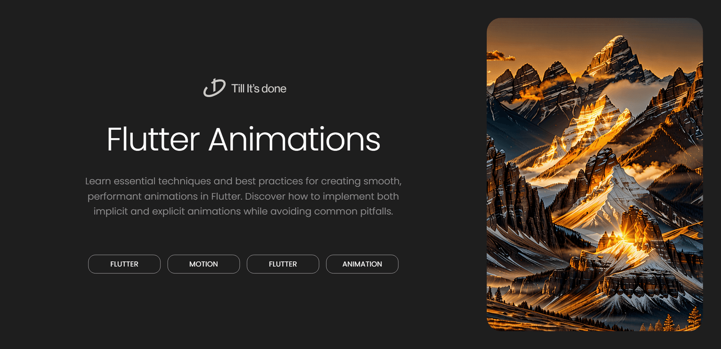 Animating Widgets in Flutter: Best Practices