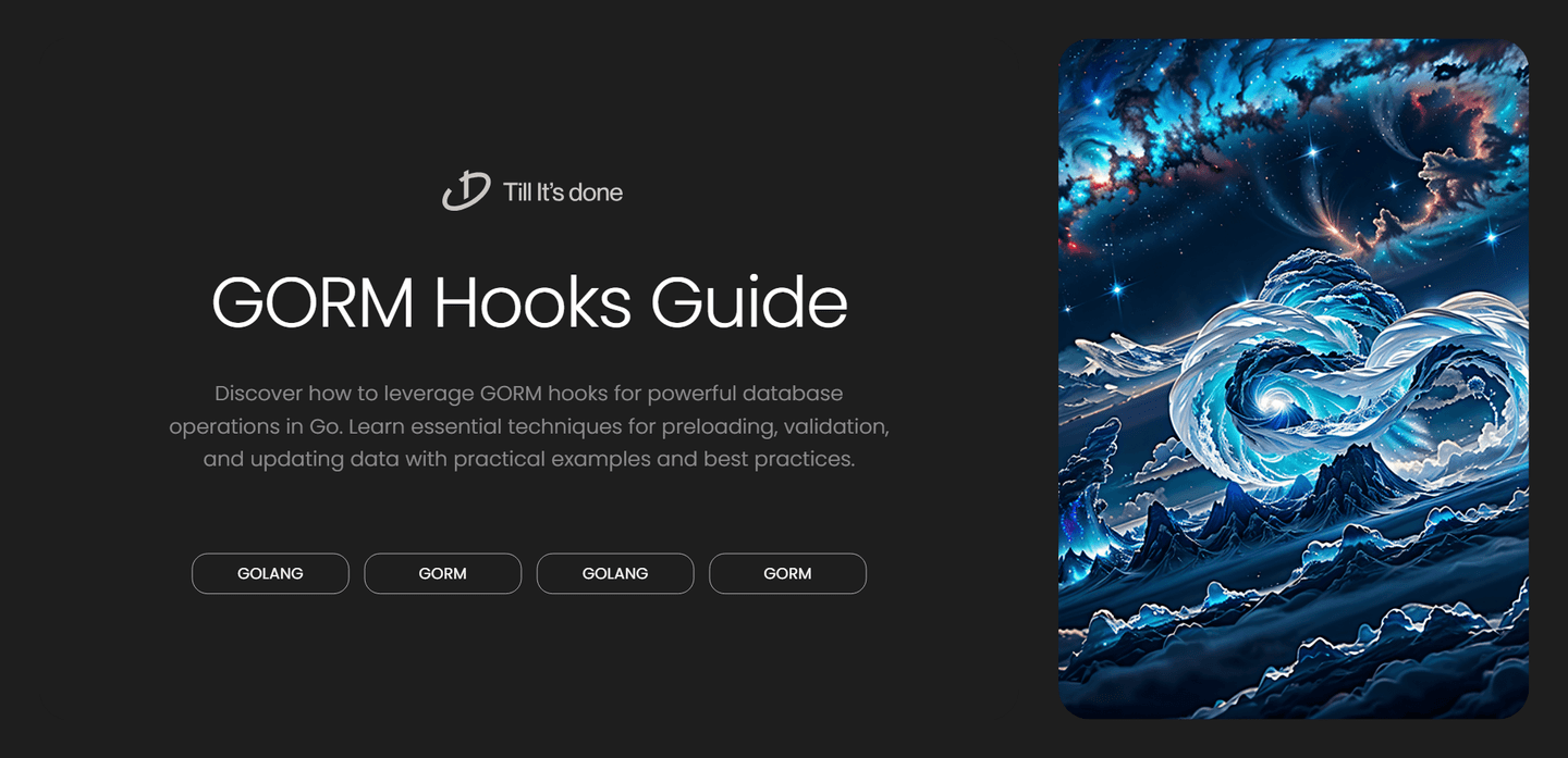 GORM Hooks: Master Database Operations in Go