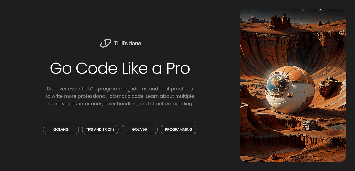 Go Idioms: Writing Go Code Like a Pro