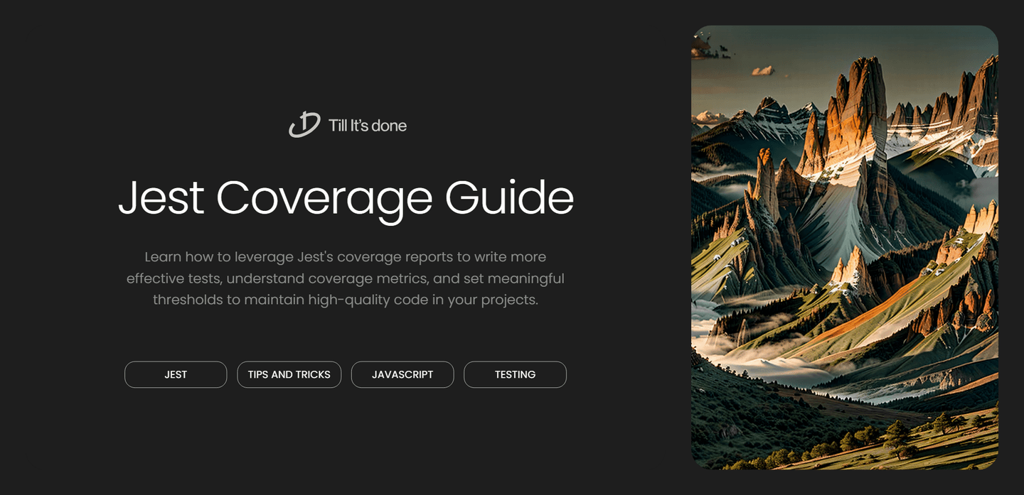 Using Jests Coverage Reports For Better Tests