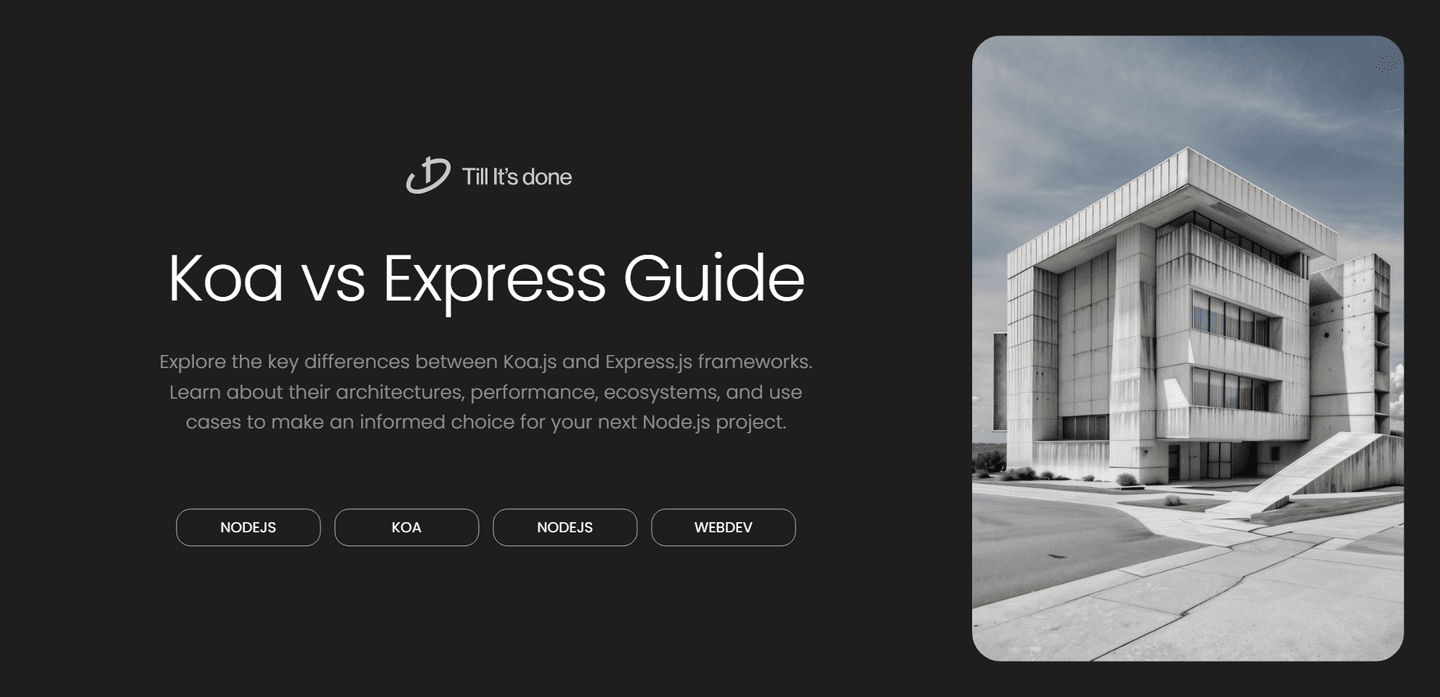 Koa.js vs Express.js: A Detailed Comparison
