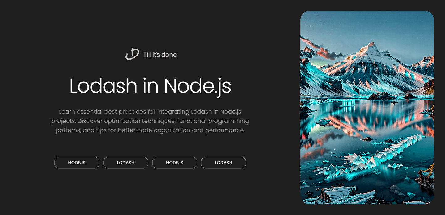 Best Practices for Using Lodash in Node.js