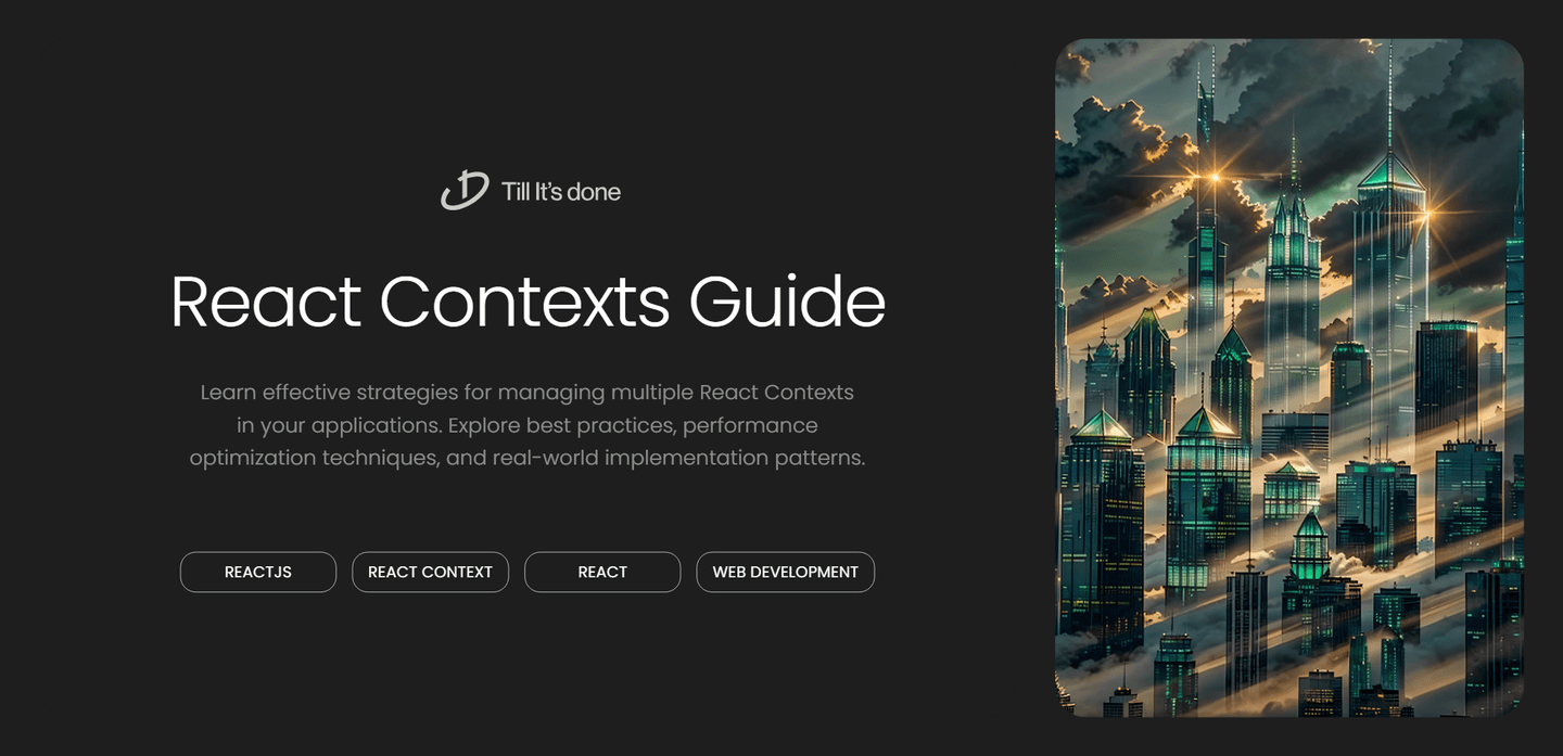 Handling Multiple Contexts In React Apps Guide