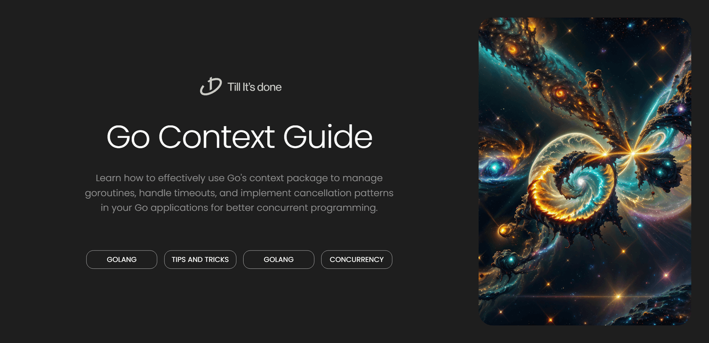 Master Go's Context Package for Goroutines