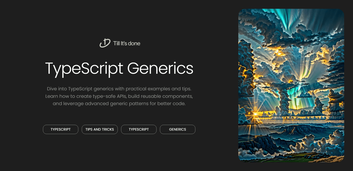 Master TypeScript Generics: Essential Tips & Code Master TypeScript Generics: Essential Tips & Code