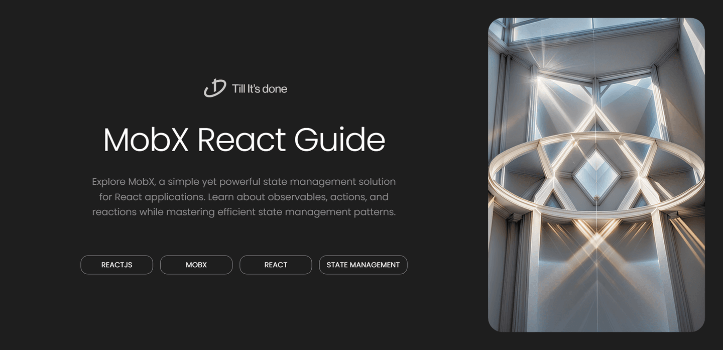 Introduction to MobX with ReactJS Introduction to MobX with ReactJS