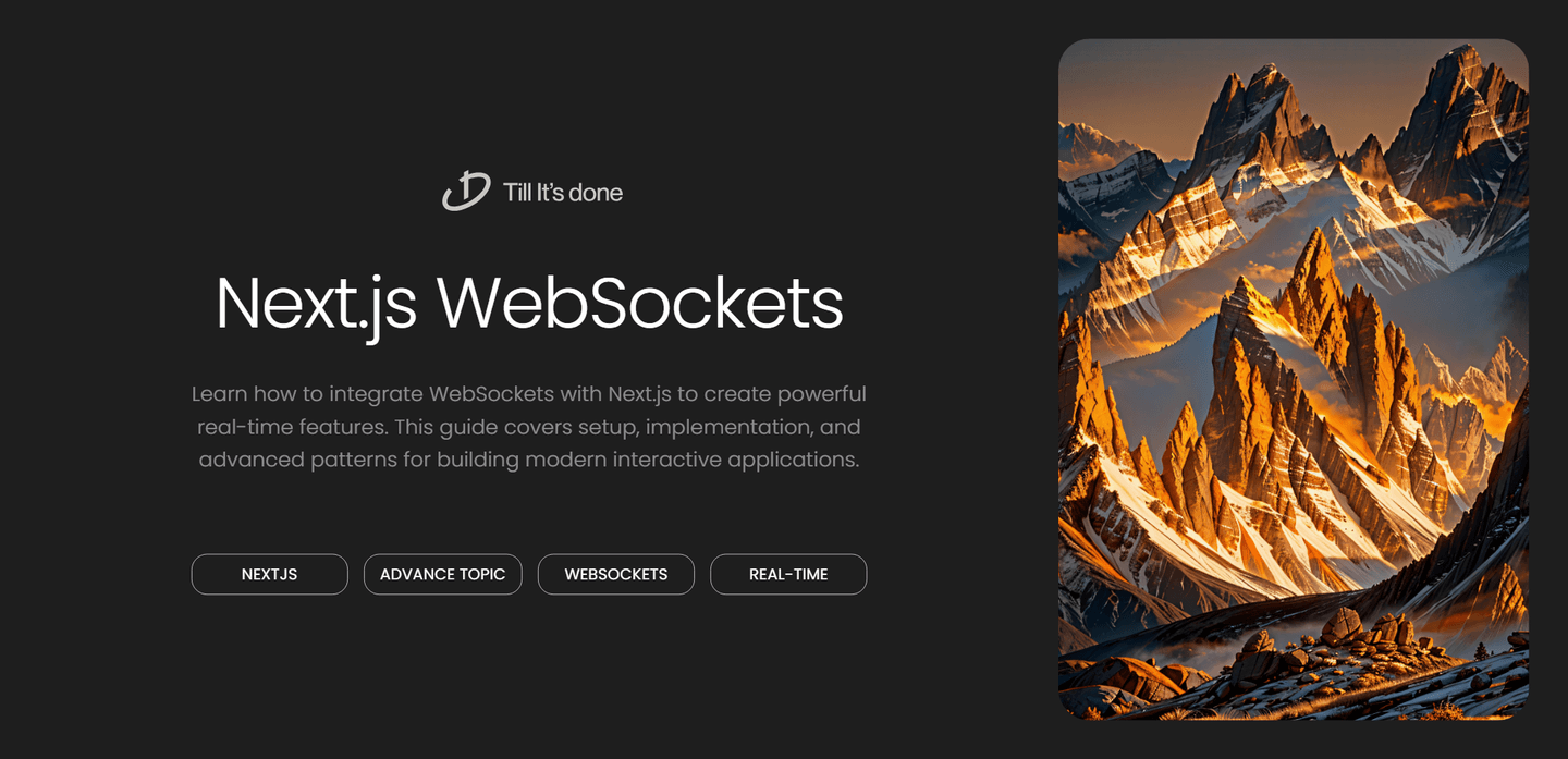 Build Real-Time Apps with Next.js WebSockets