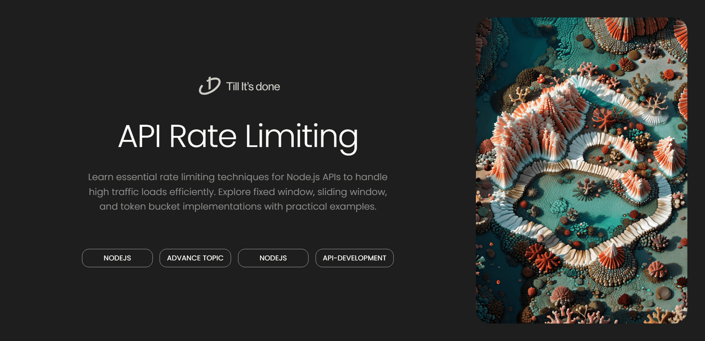 Node.js API Rate Limiting for High Traffic