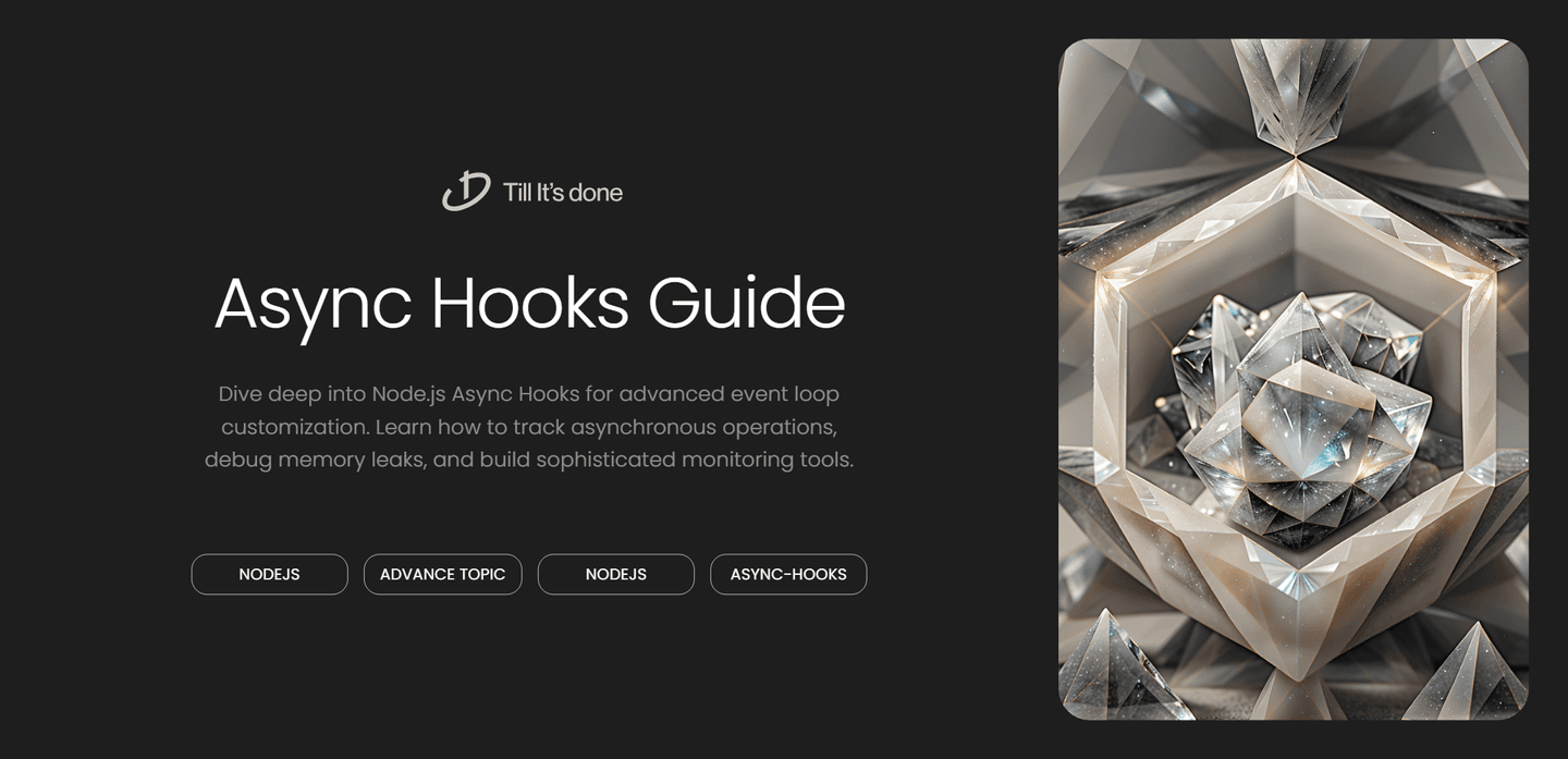 Mastering Async Hooks in Node.js Event Loop Mastering Async Hooks in Node.js Event Loop