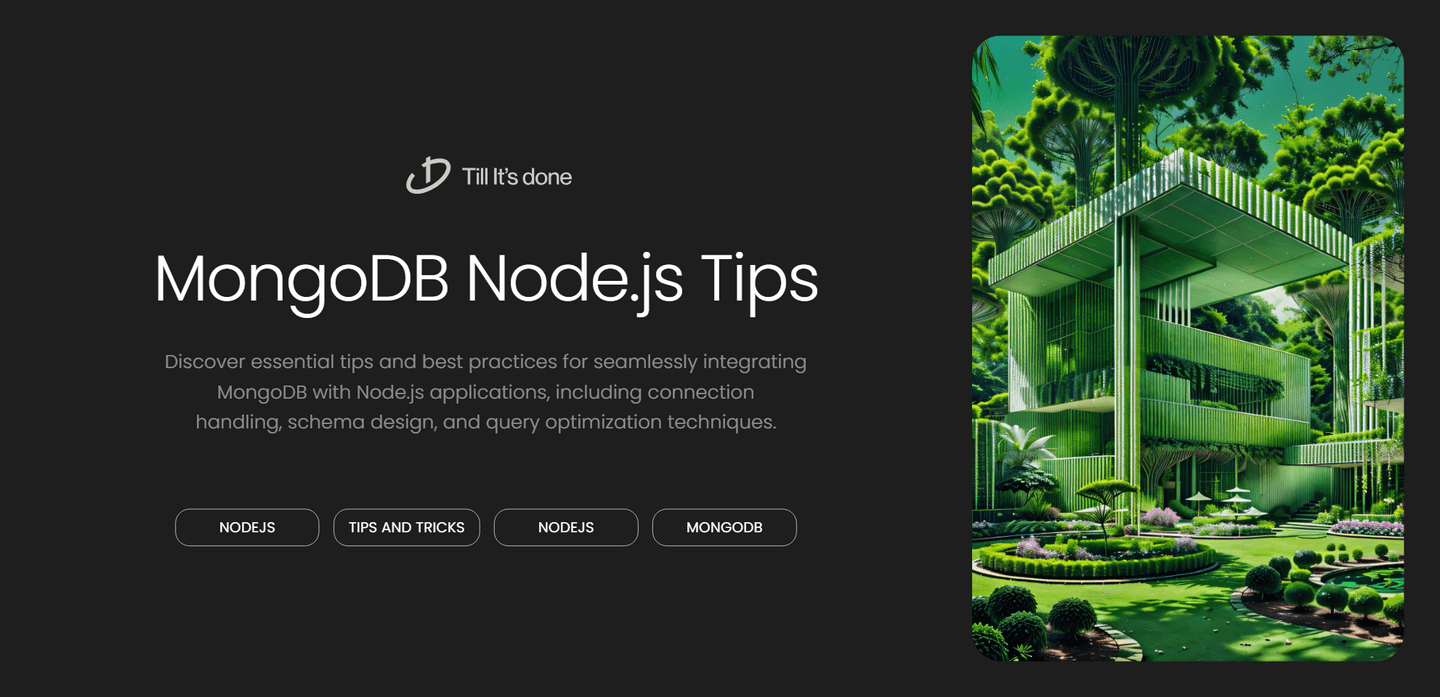 Using Node.js with MongoDB: Integration Tips