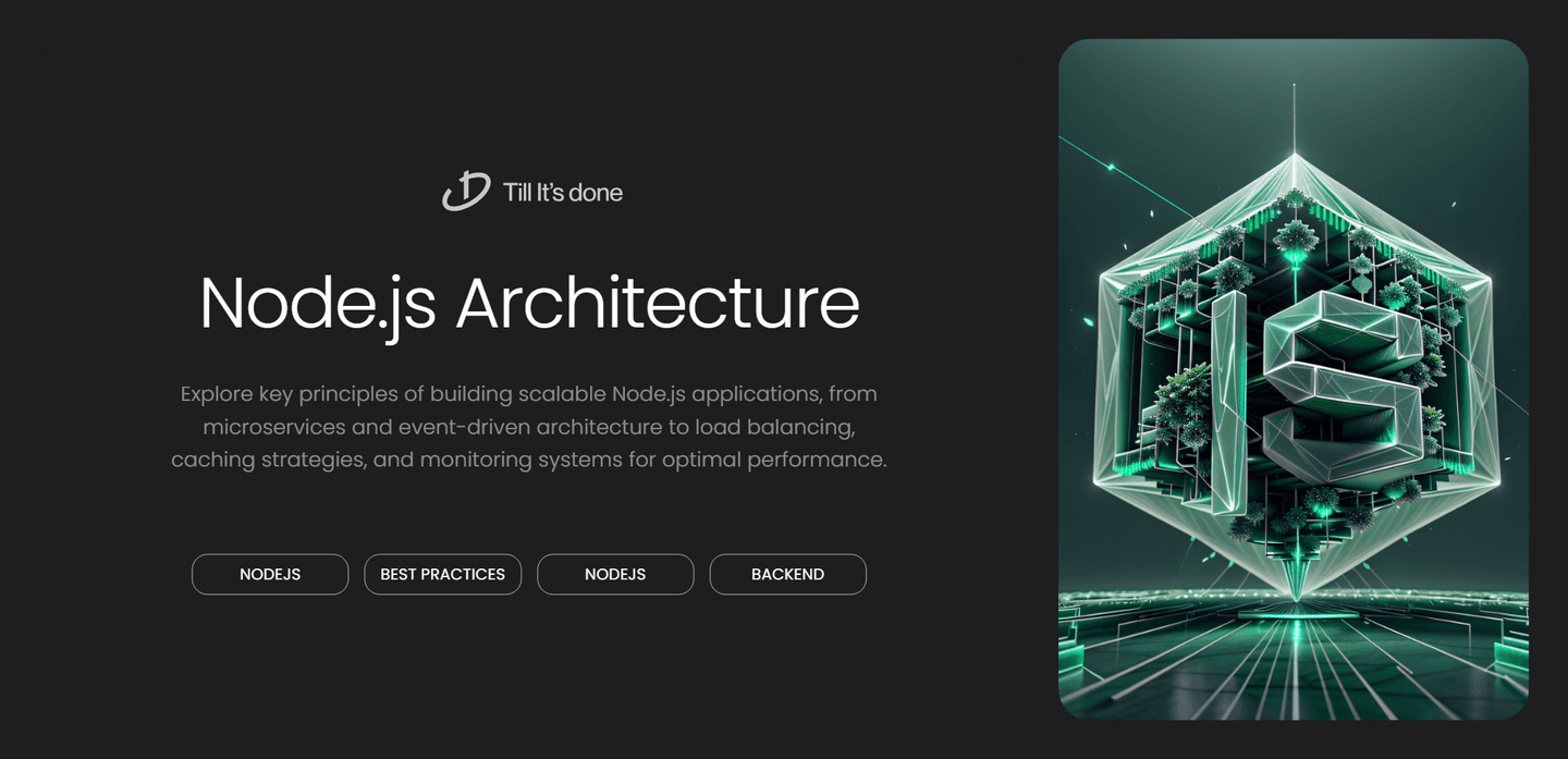 Scalable Architecture Design in Node.js Scalable Architecture Design in Node.js