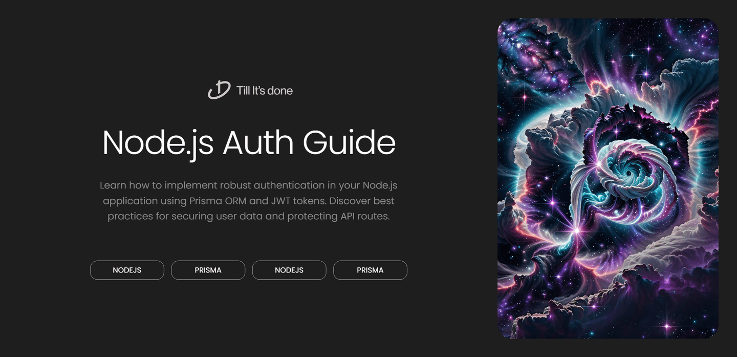 Secure Node.js Apps with Prisma & JWT Auth