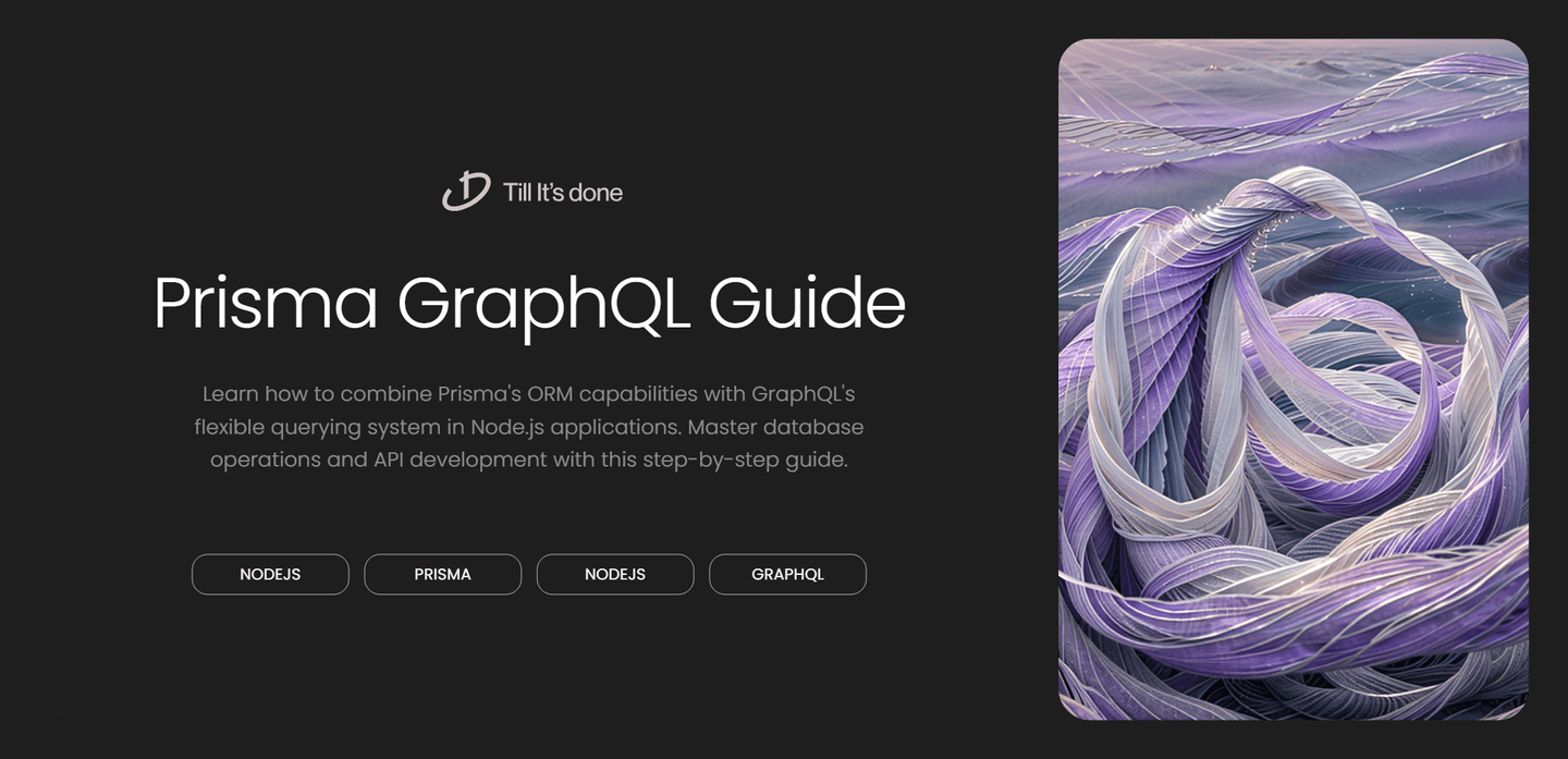 Integrate Prisma with GraphQL in Node.js Apps