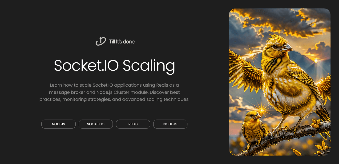 Scale Socket.IO Apps with Redis & Cluster