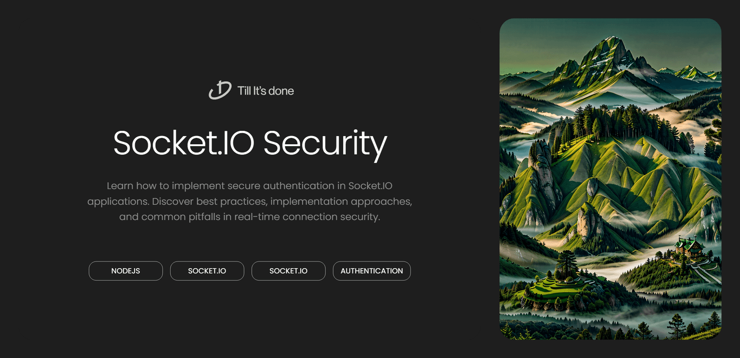 Socket.IO Authentication: Secure Connections