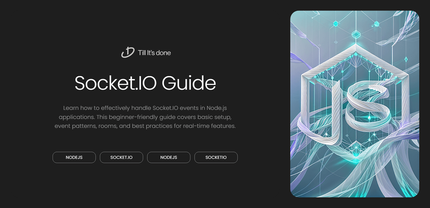 Handling Socket.IO Events in Node.js Guide